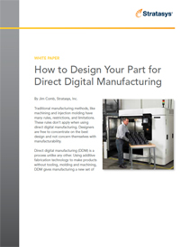 How to Design Your Part for Direct Digital Manufacturing