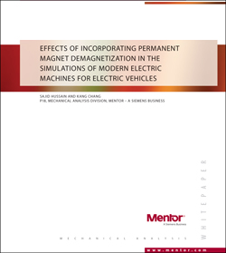Effects of Demagnetization in EV Electric Motor Simulations